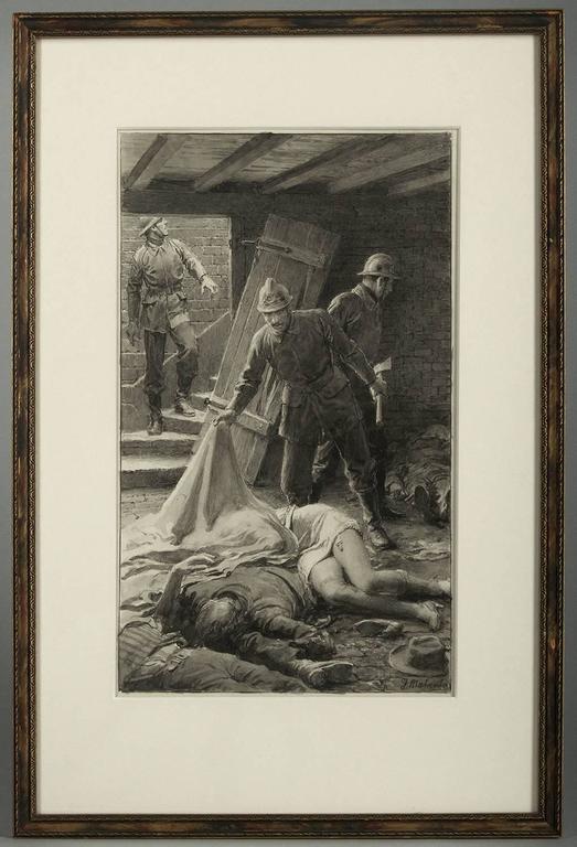 Fortunino Matania - French Murder at 1stDibs