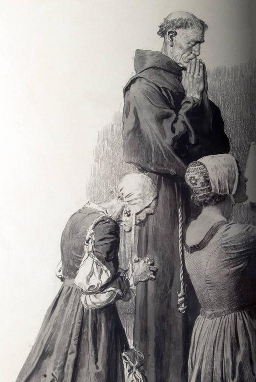 Fortunino Matania - Gio Matteo Curing the Daughter of Amedia at 1stDibs ...