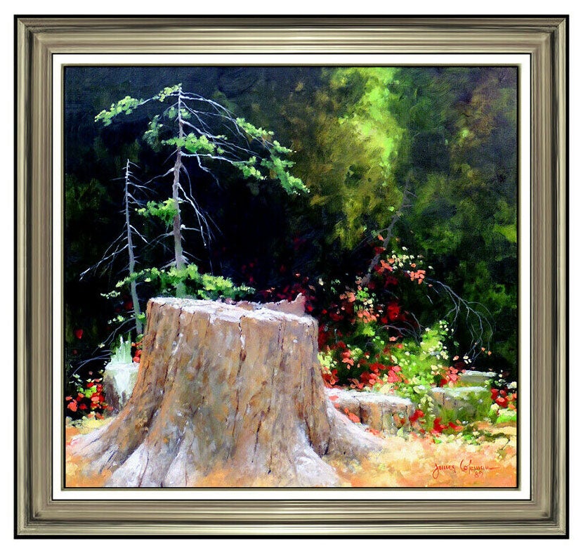 James Coleman - James Coleman Oil Painting On Canvas Signed Original ...