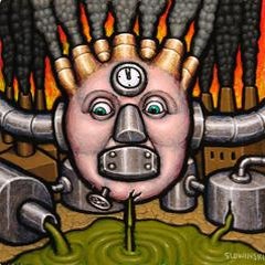 Tim Slowinski - The Road To Hell or St Gumby, Painting For Sale at 1stdibs