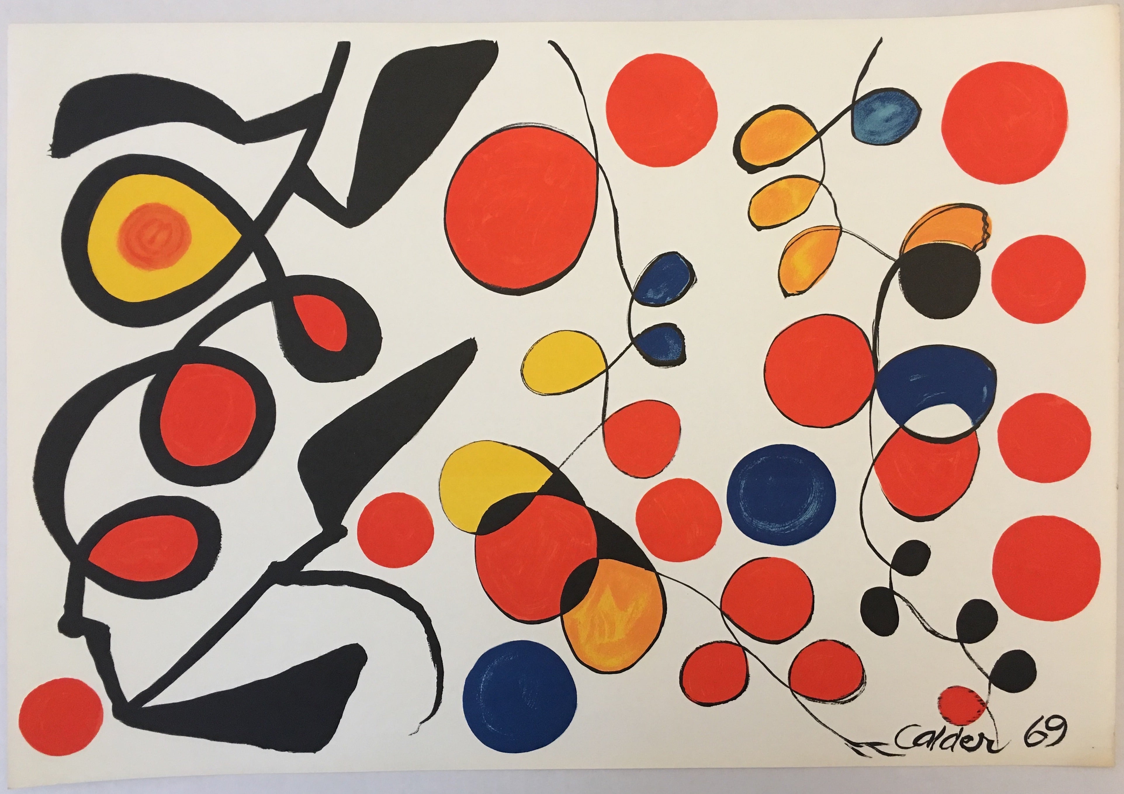 Alexander Calder - Alexander Calder Derrière le Miroir lithograph ...