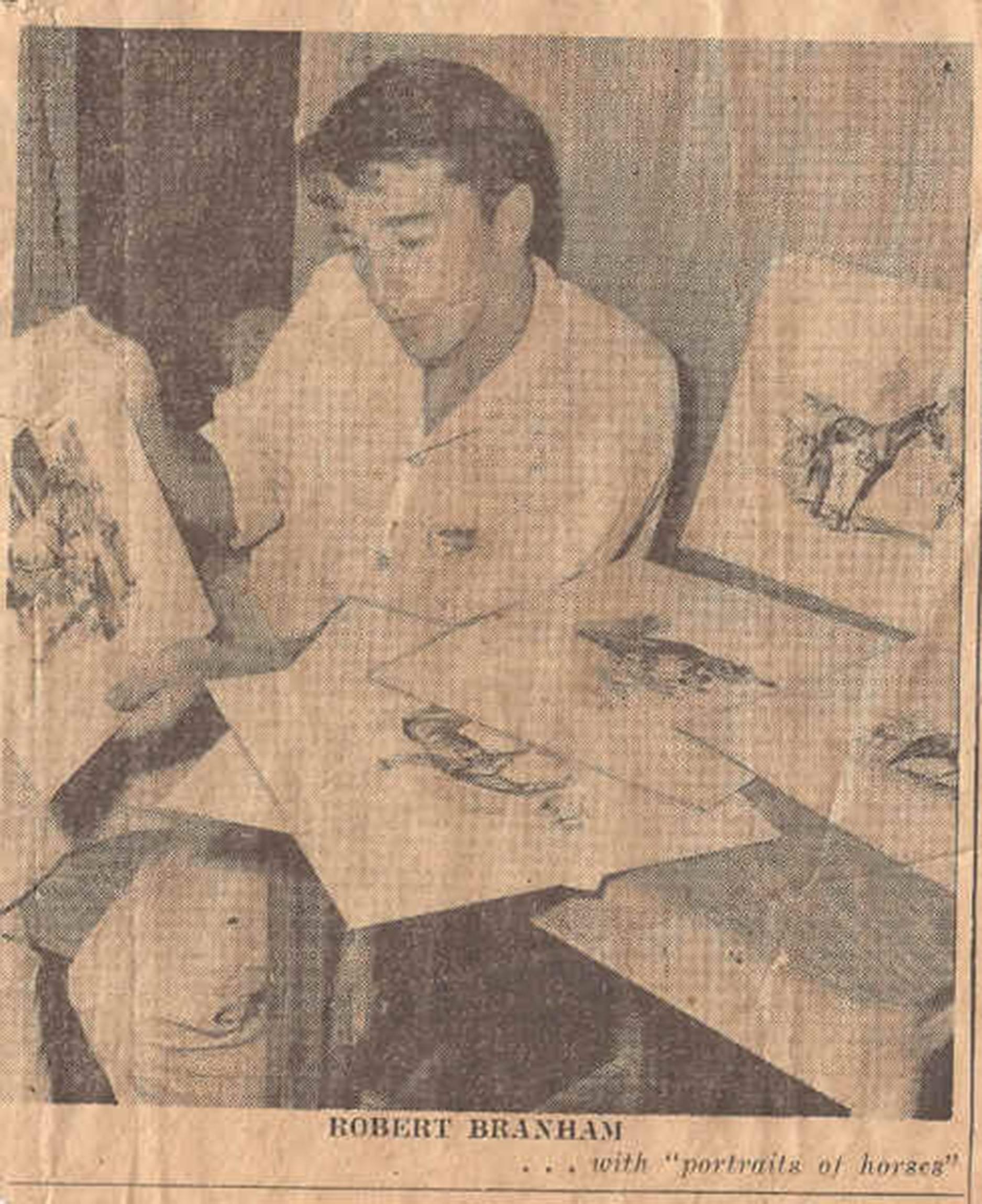 Robert Branham - Abstract in Pink and Green For Sale at 1stDibs ...