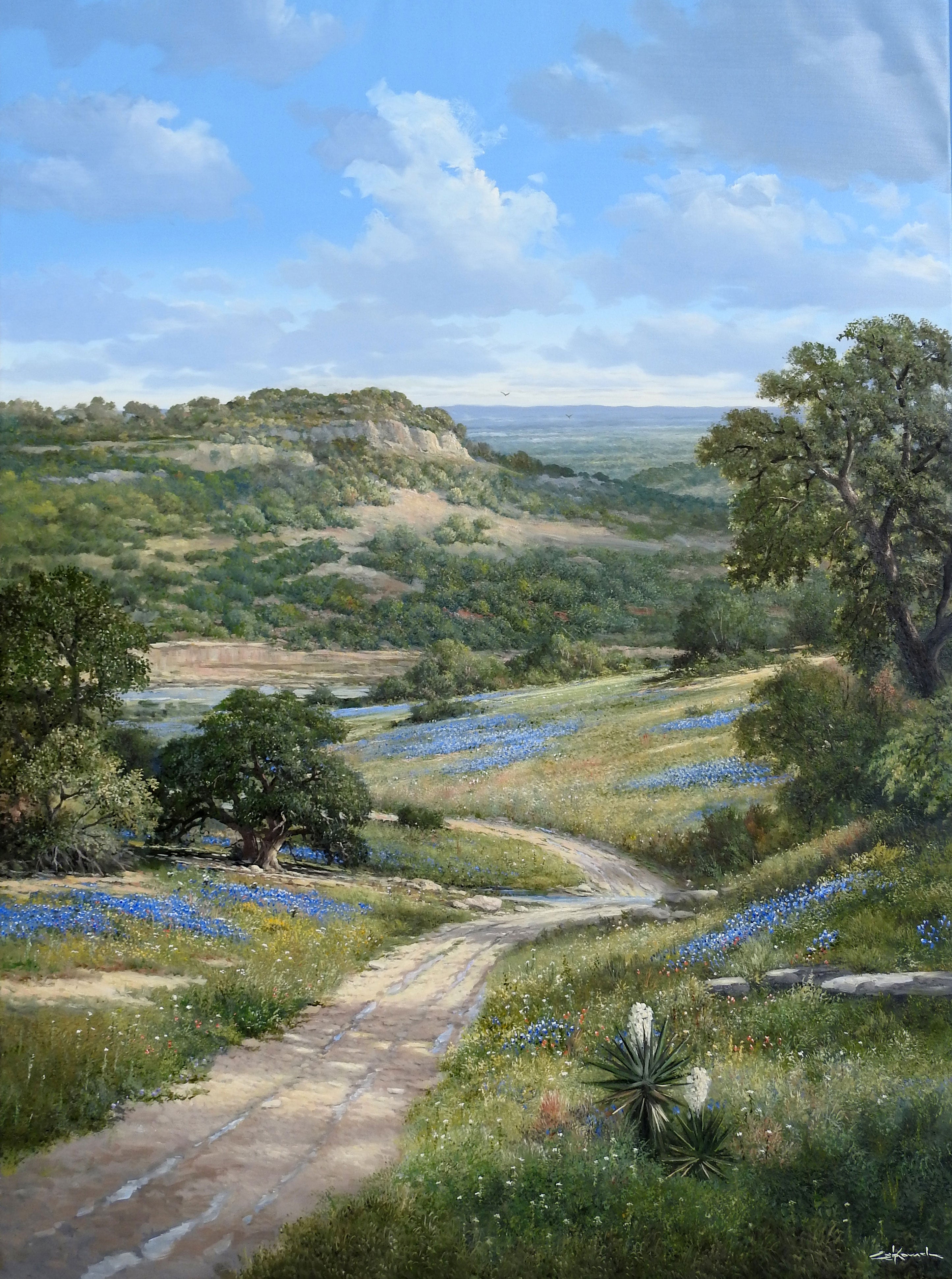 George Kovach - "Under the Blue Texas Skies", George Kovach, Original ...