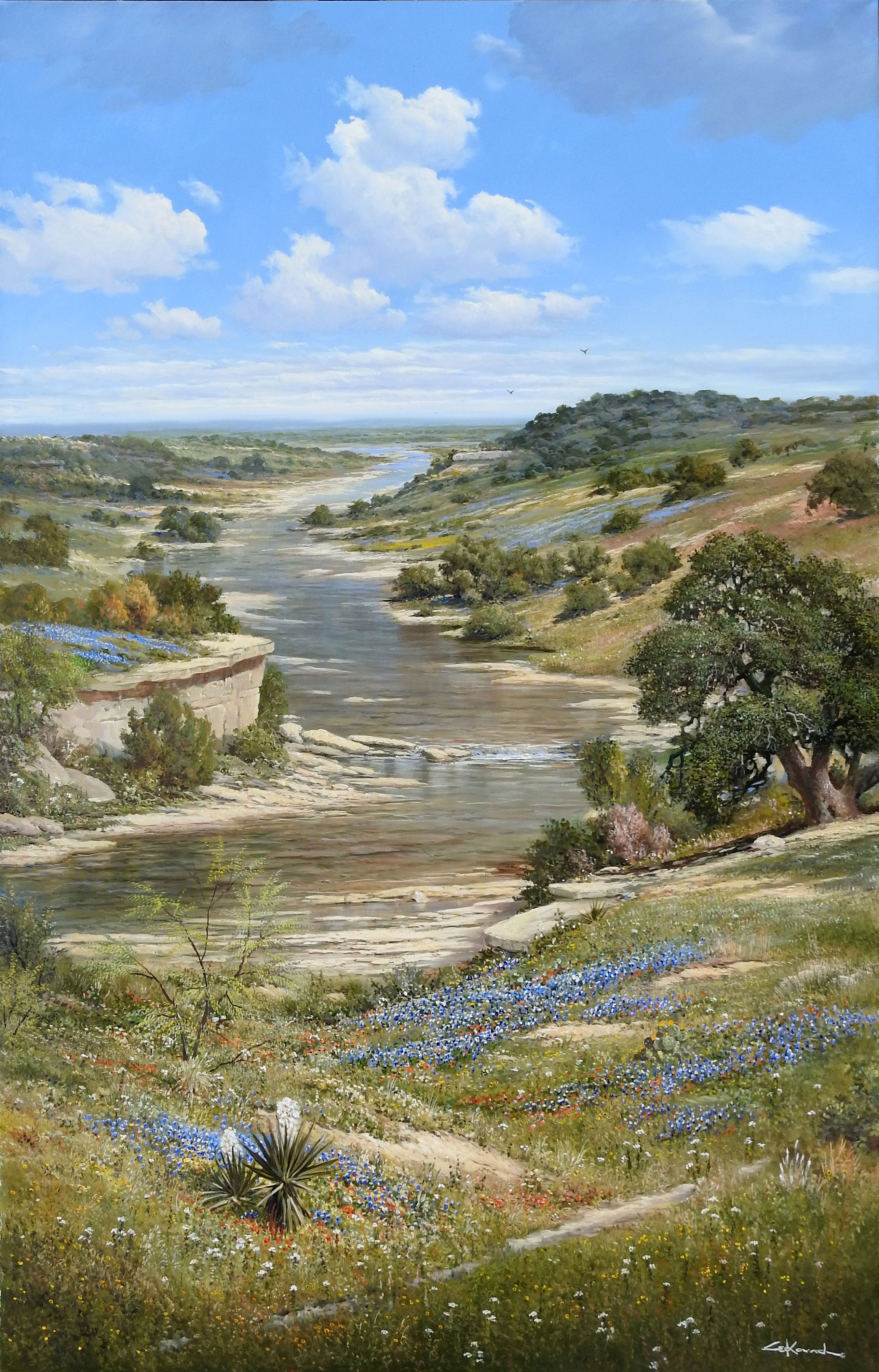 George Kovach - "Under the Blue Texas Skies", George Kovach, Original ...