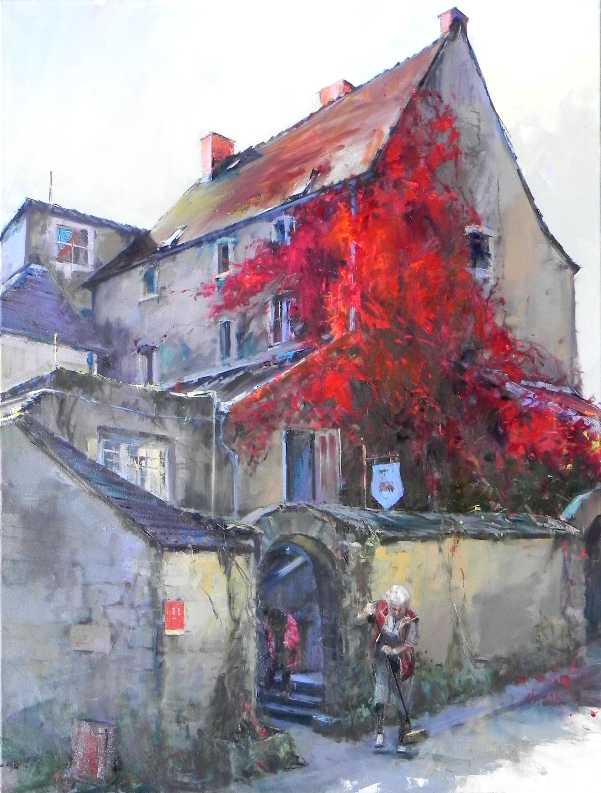 Clive Madgwick - CLIVE MADGWICK (1934-2005) SIGNED OIL - STAGS IN ...