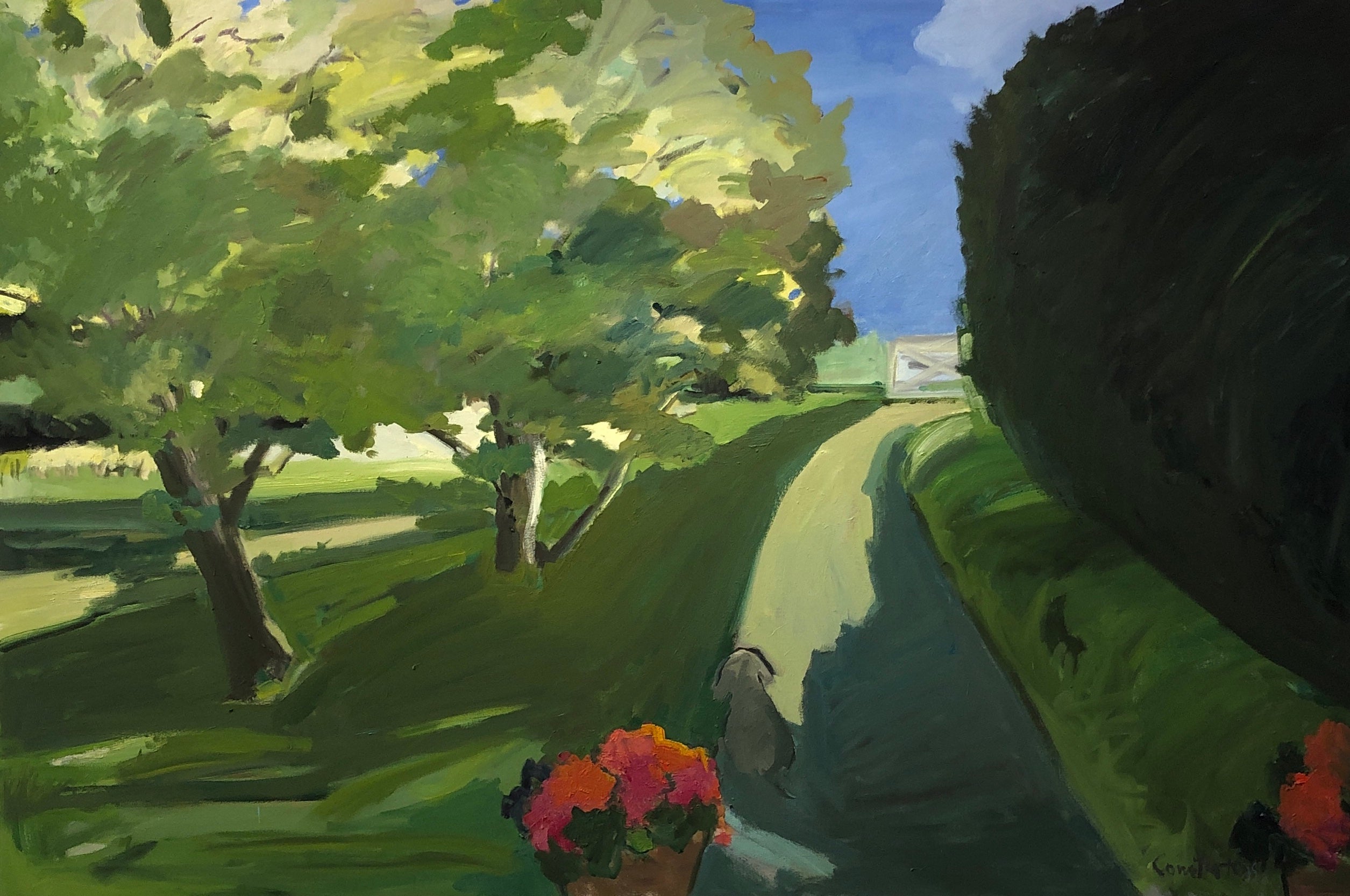 Cornelia Foss - Cornelia Foss, "Little Red", oil on canvas ...