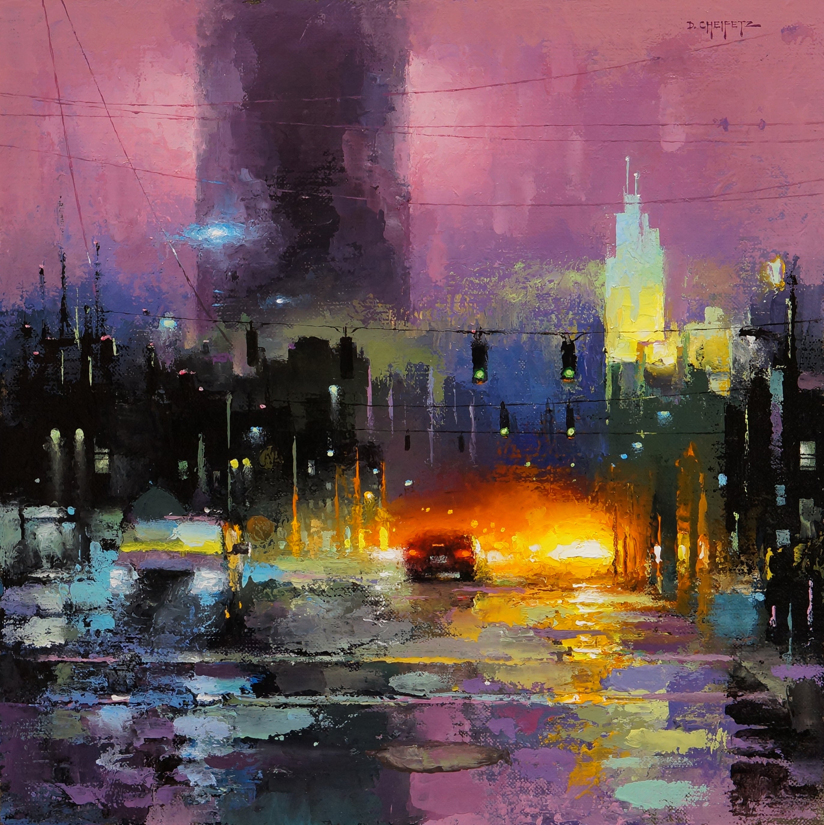 David Cheifetz - "Rift" Oil Painting For Sale at 1stDibs