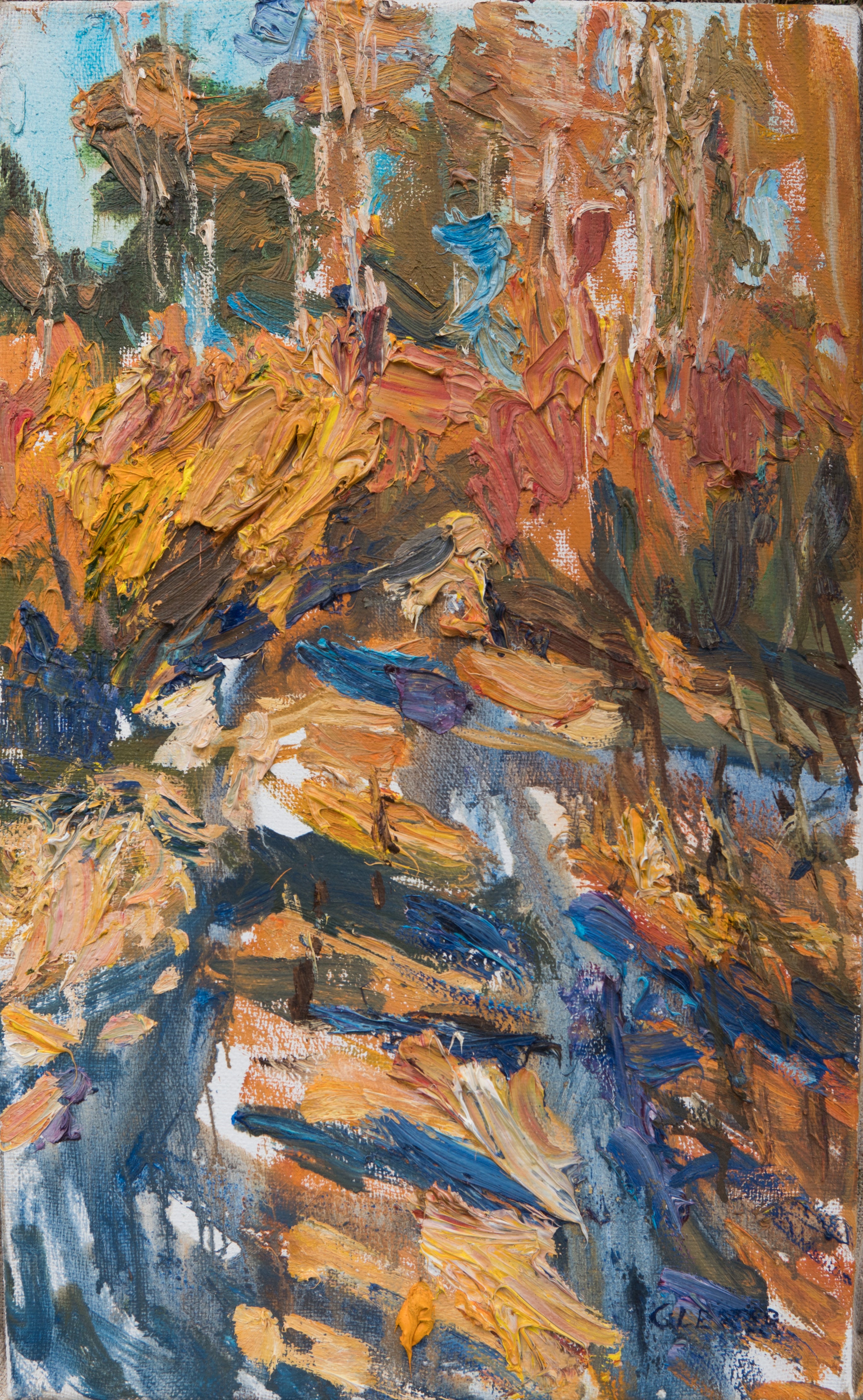 Ulrich Gleiter - "Alley up to the castle (Redondo, Portugal)" Oil ...