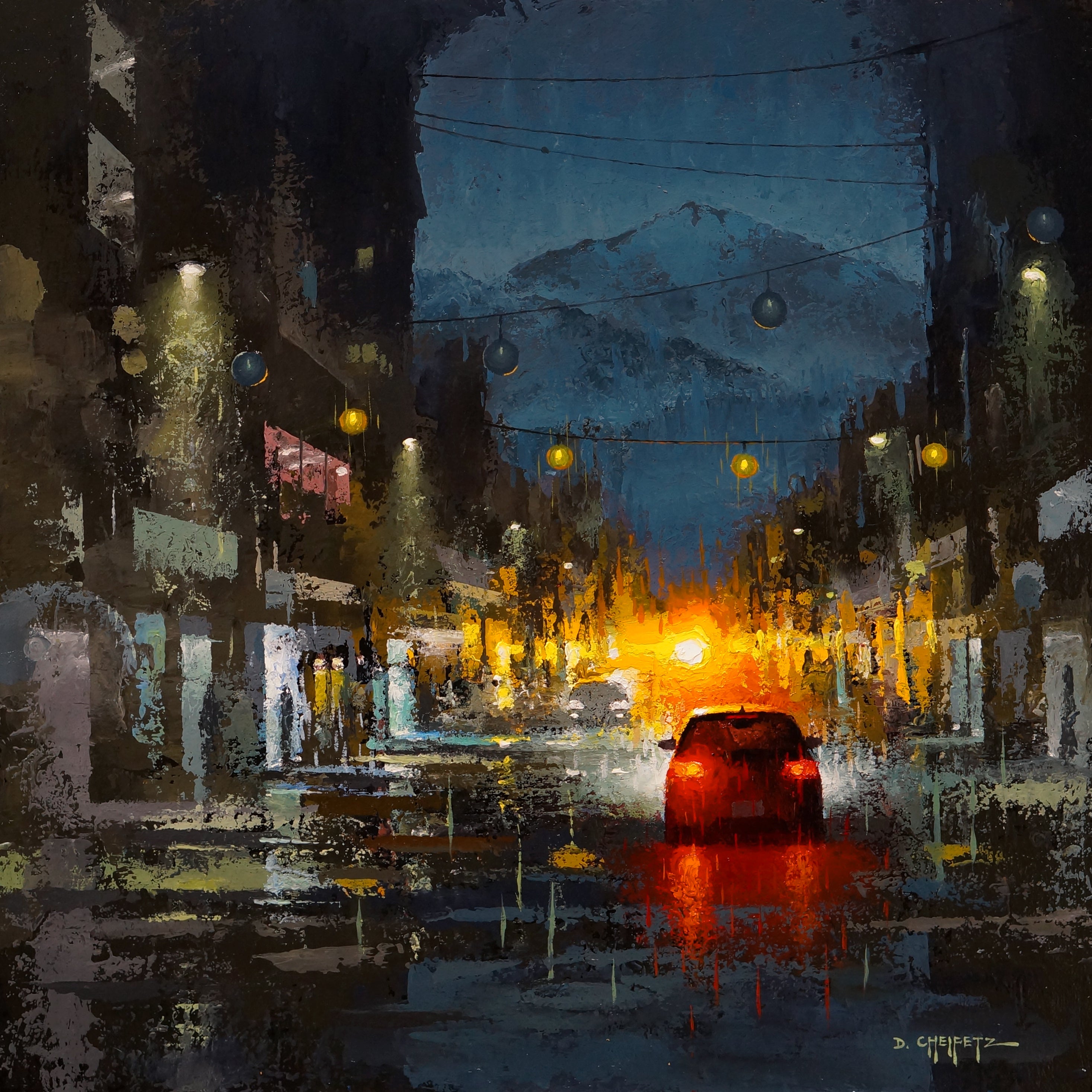 David Cheifetz - "Into the Vale of Last Lights" Oil Painting For Sale ...