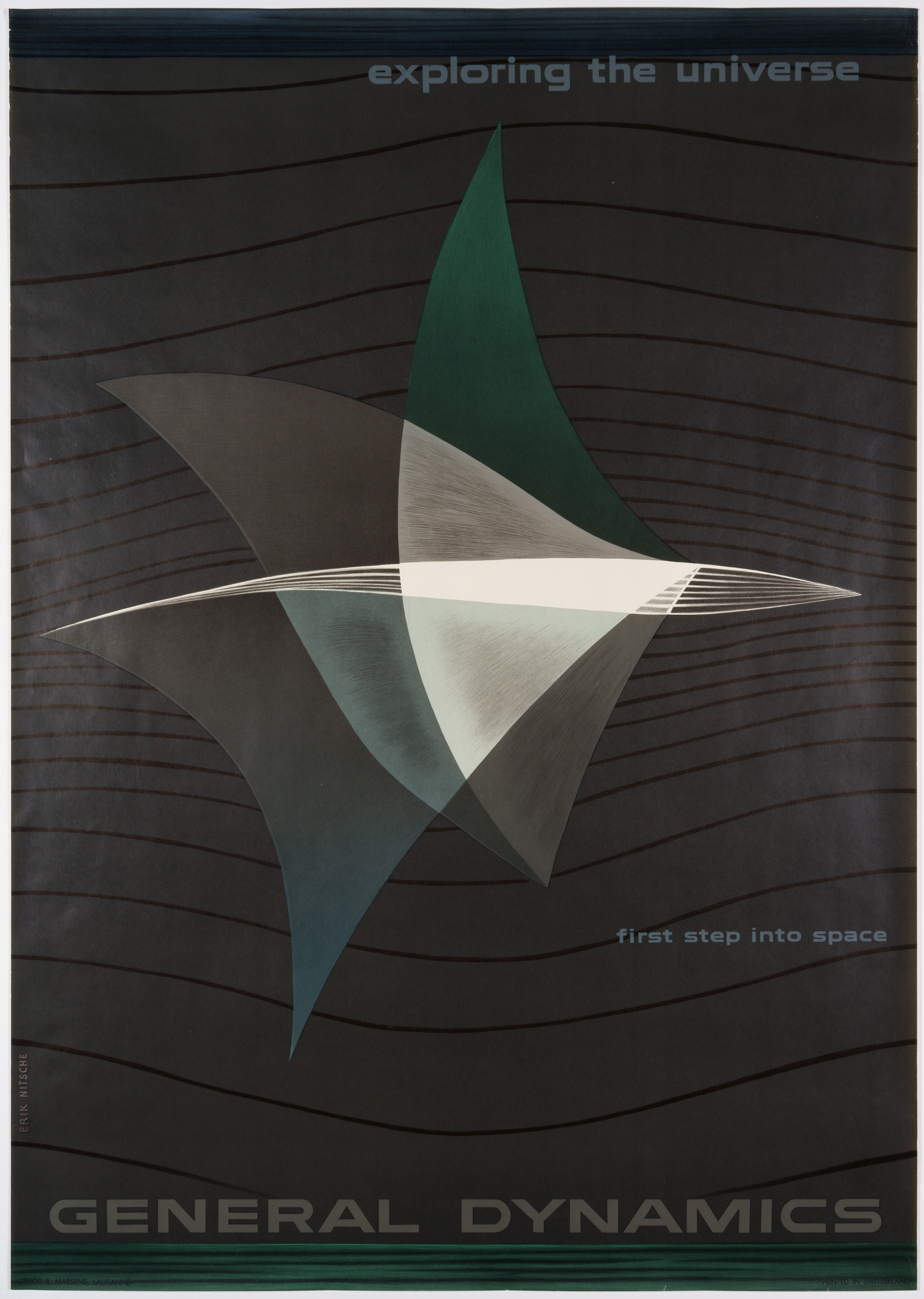 Erik Nitsche - General Dynamics, Exhibition at the Rockefeller Plaza ...