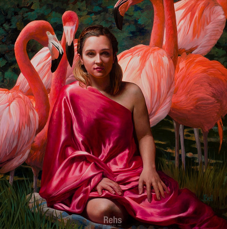 Julie Bell - Vermillion For Sale at 1stDibs