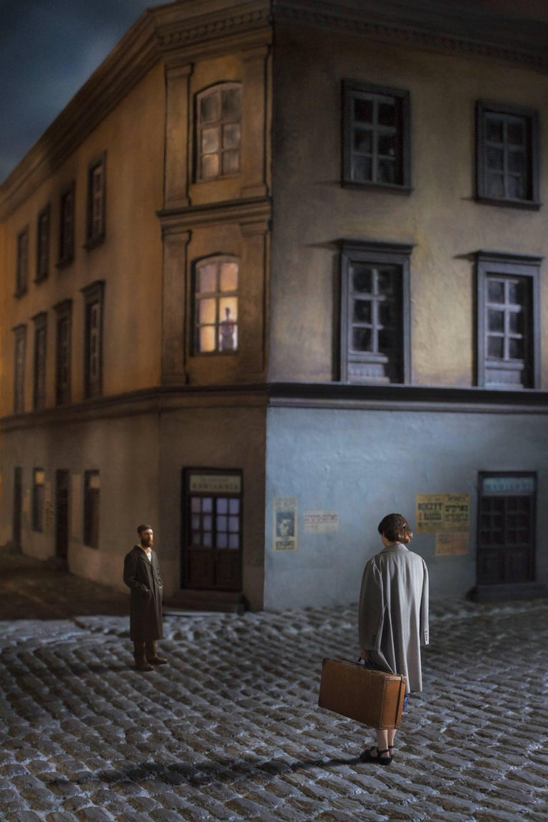 Richard Tuschman - Couple In The Street For Sale at 1stDibs