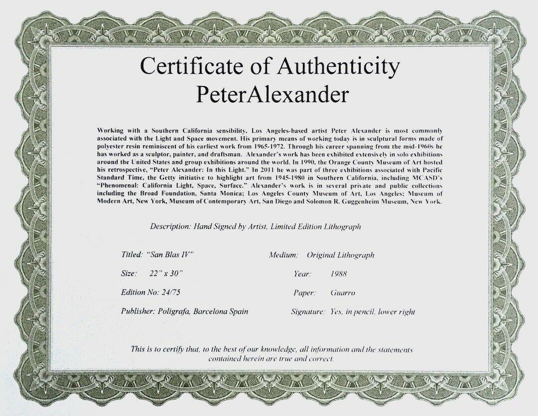 Peter Alexander, 1939 - San Blas IV, Peter Alexander For Sale at ...