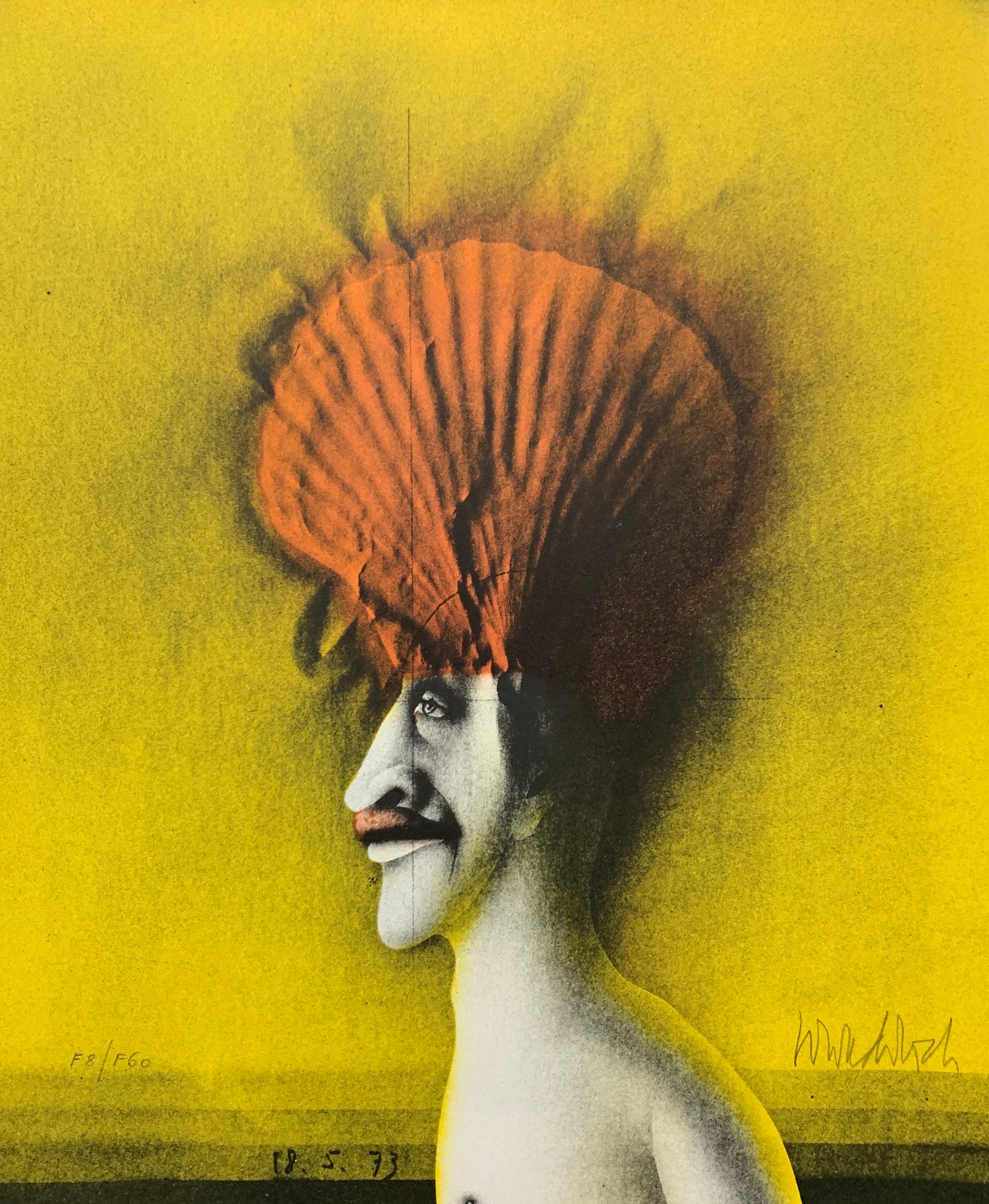 Paul Wunderlich - Brumaire, Large Expressionist Lithograph by ...