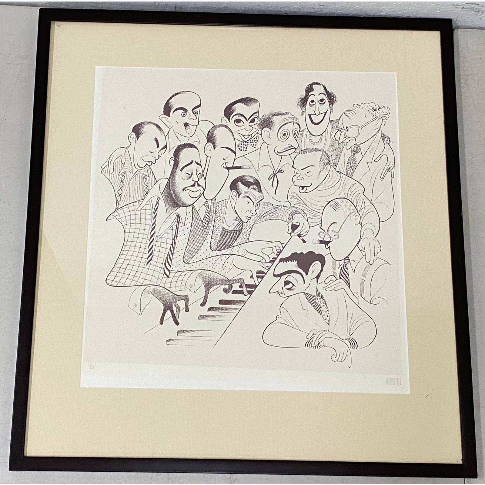 Albert Al Hirschfeld - The Honeymooners, Caricature by Al Hirschfeld ...