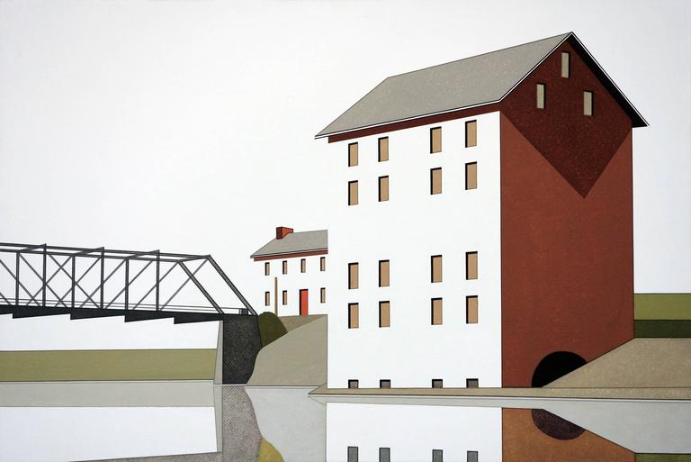 William Steiger - Mill Bridge Reflection #1 For Sale at 1stDibs