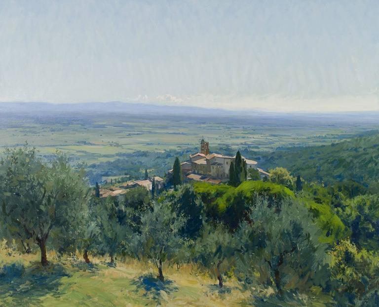 Marc Dalessio - The hilltop village of Scrofiano in Tuscany For Sale at ...