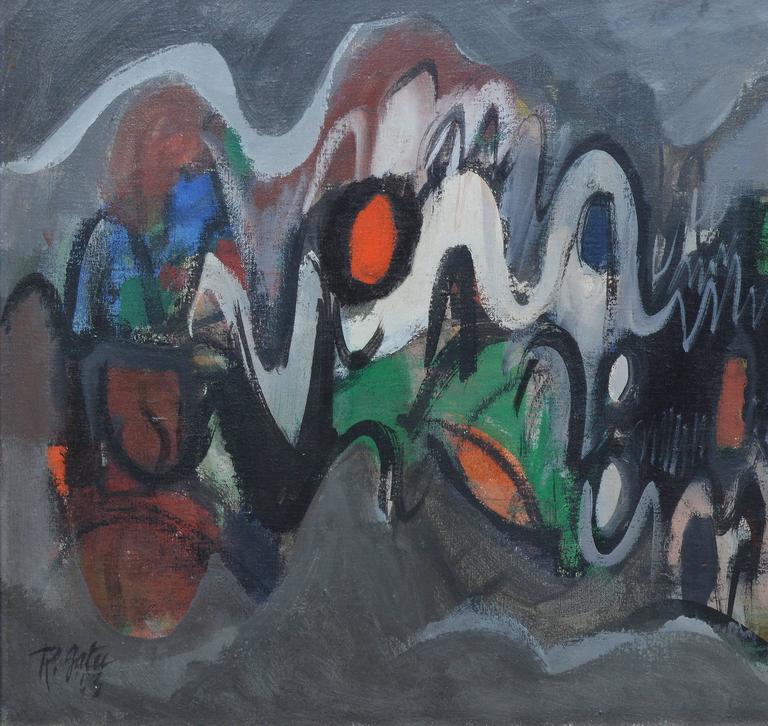 Robert Gates - Abstract Expressionist circa 1953 at 1stDibs