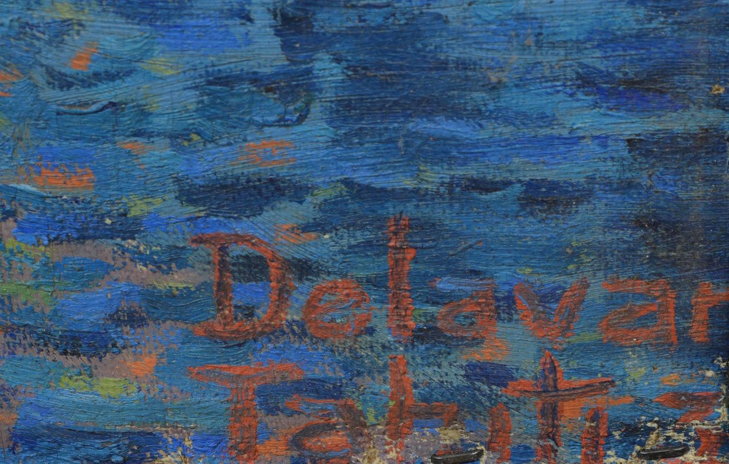 Unknown - Pointillist Sunset For Sale at 1stdibs