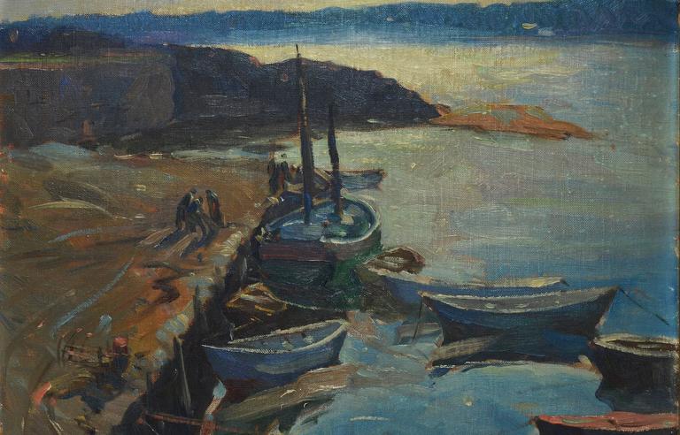 Samuel Hershey - Unloading the Catch at 1stDibs