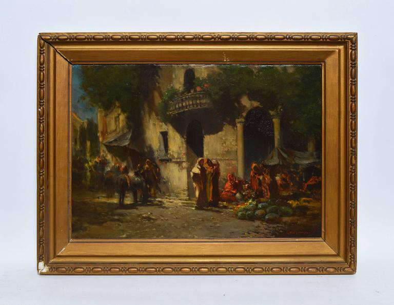 Edward Percy Moran - Orientalist Market View at 1stDibs | edward percy ...
