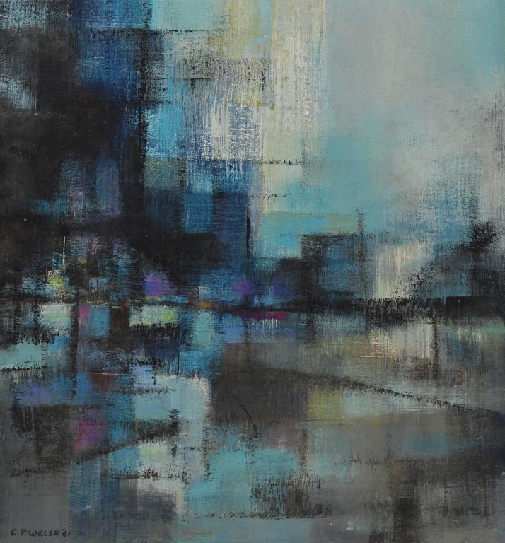 Unknown - Abstract Architectural Composition For Sale at 1stDibs