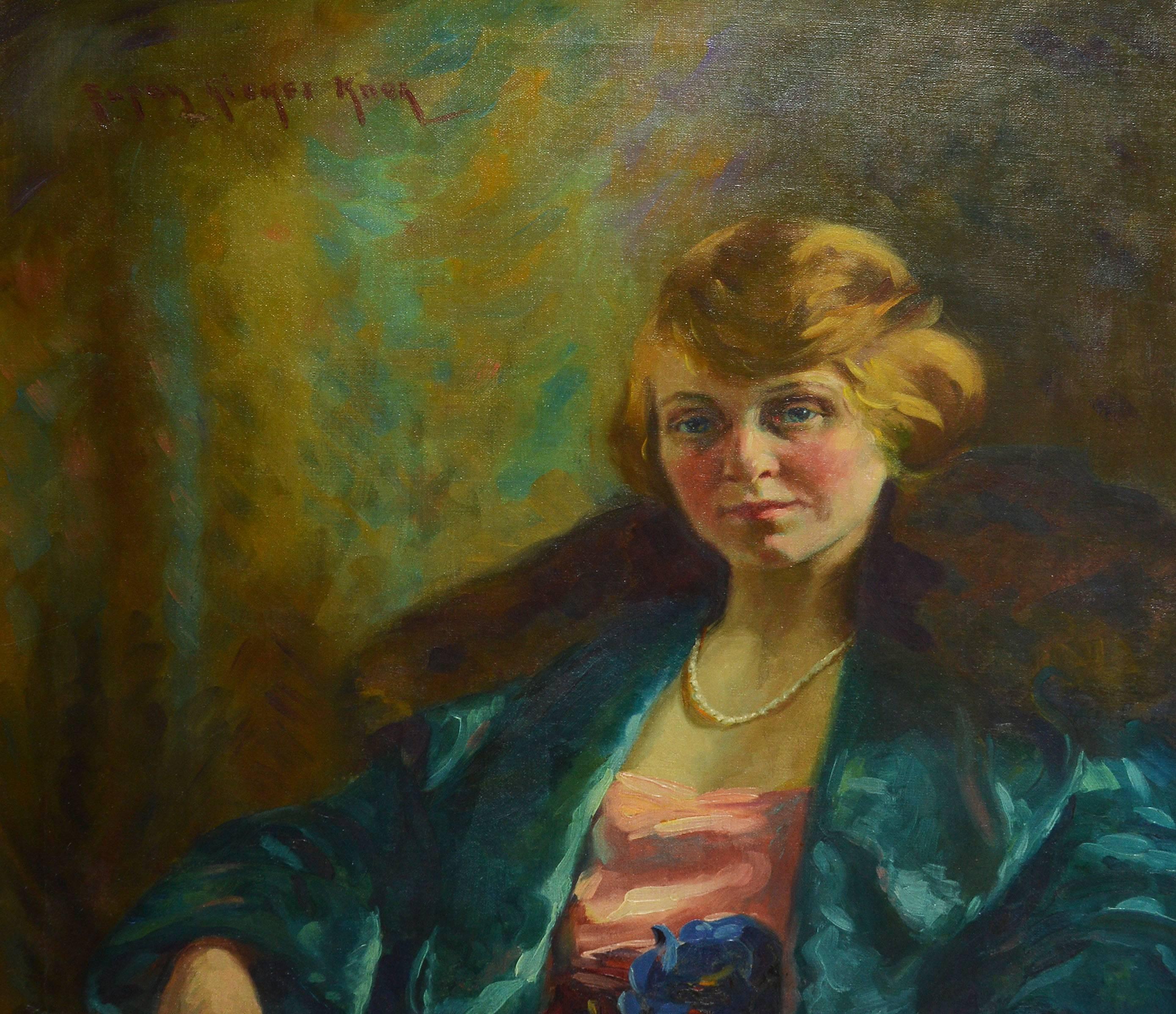 Susan Ricker Knox - Classical Portrait by Susan Ricker Knox at 1stDibs