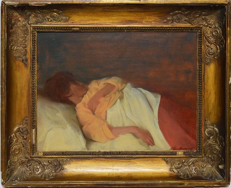 Stuart Kaufman - Sleeping Portrait by Stuart Kaufman at 1stDibs