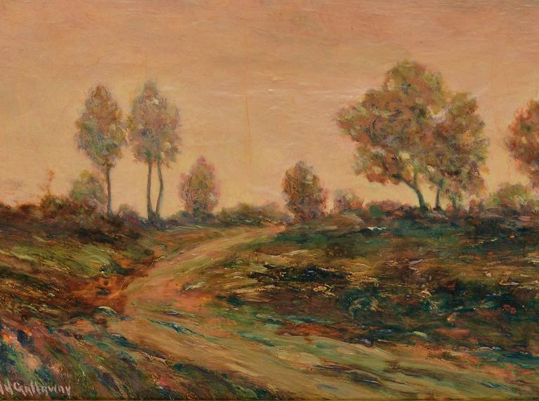 Unknown - Sunset Landscape by William Gallaway at 1stDibs