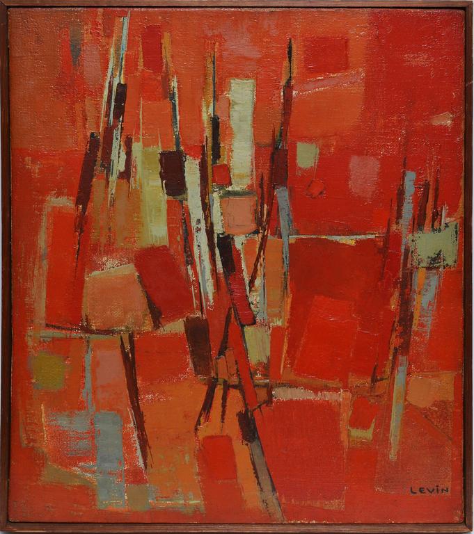 Joseph Levin - Abstract Expressionist Composition at 1stDibs