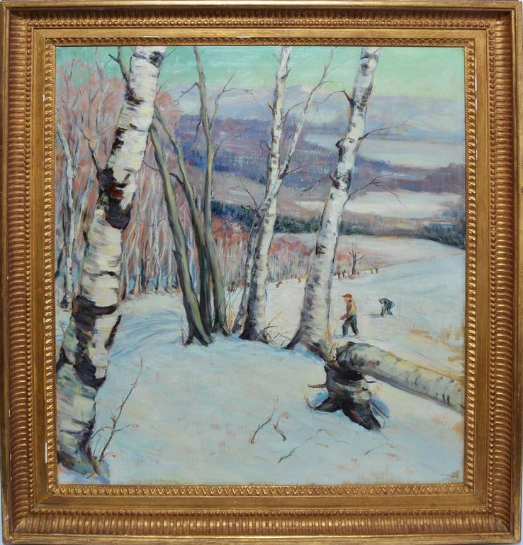 Bernhard Berntsen - Skiing in the Berkshire Mountains at 1stDibs