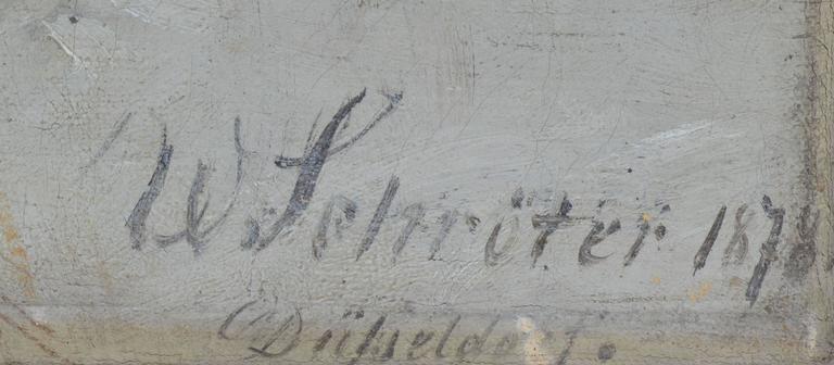 Wilhelm Schroeter - German Winter Landscape at 1stDibs