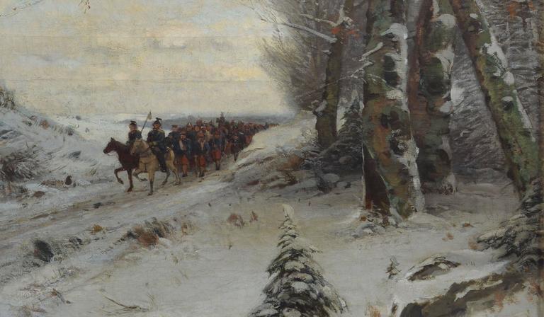 Wilhelm Schroeter - German Winter Landscape at 1stDibs