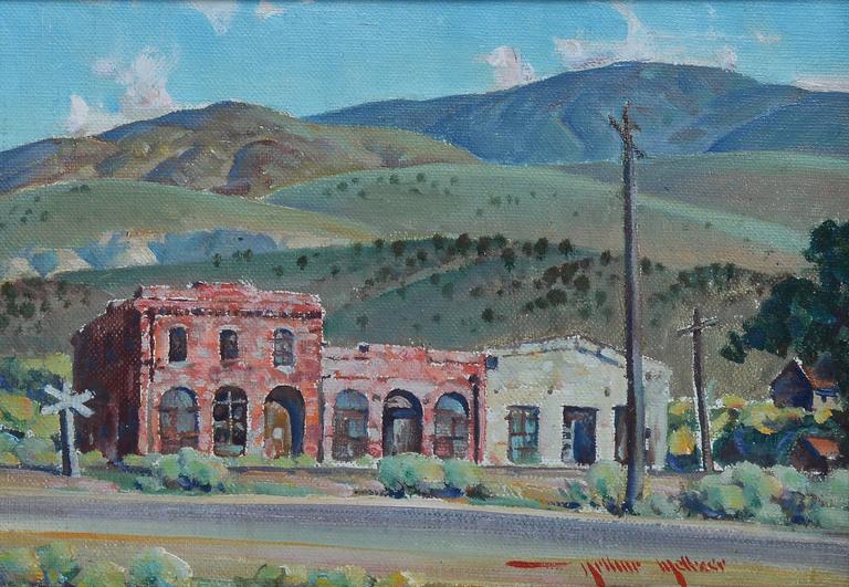 Arthur Meltzer - View of Washoe City, Nevada by Arthur Meltzer at 1stDibs