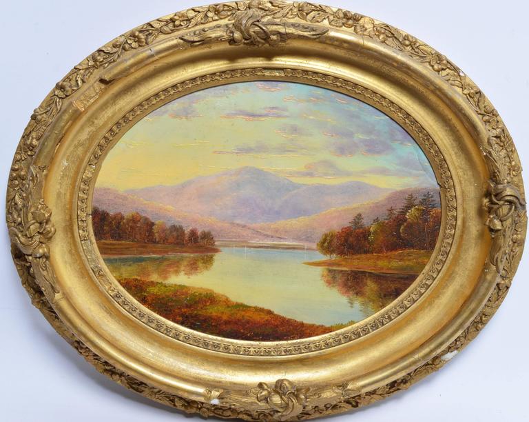 James Augustus Suydam - Sunset View of the Hudson River by James Suydam ...