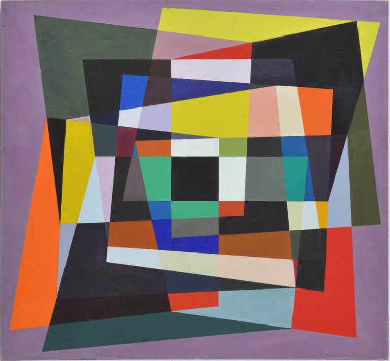 Unknown - Mid Century Hard Edge Abstraction at 1stDibs