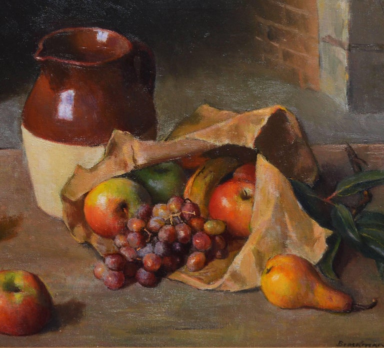 Robert Brackman - Fruit Still Life by Robert Brackman at 1stDibs
