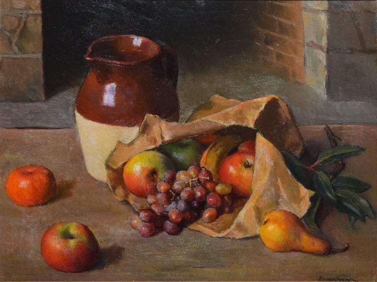 Robert Brackman - Fruit Still Life by Robert Brackman at 1stDibs