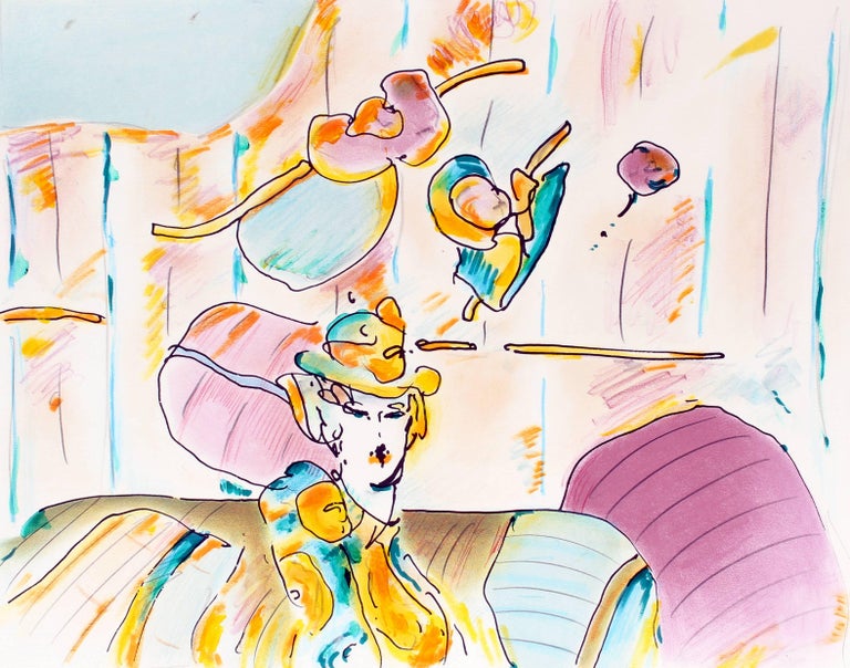 Peter Max - Lady of Fasion (Original Study) For Sale at 1stDibs