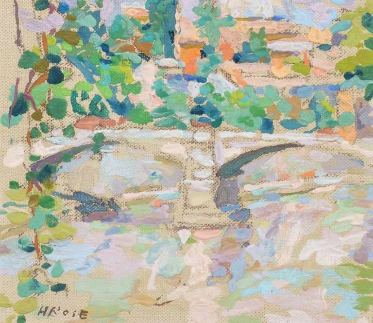 Herman Rose - Impressionist View of a City by Herman Rose at 1stDibs