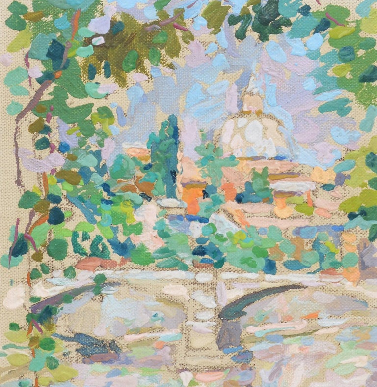 Herman Rose - Impressionist View of a City by Herman Rose at 1stDibs