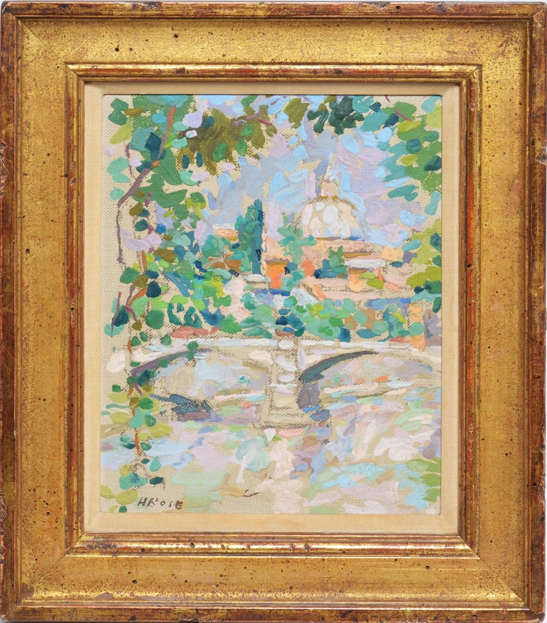 Herman Rose - Impressionist View of a City by Herman Rose at 1stDibs