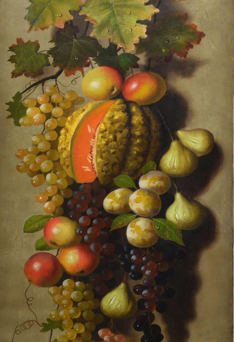 Michelangelo Meucci - Italian Bounty, 19th Century Still Life by ...