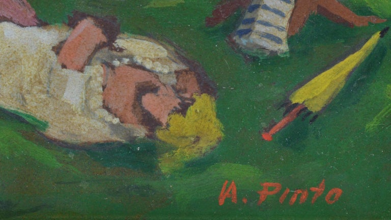 Angelo Pinto - Seaside Lounging by Angelo Pinto at 1stDibs