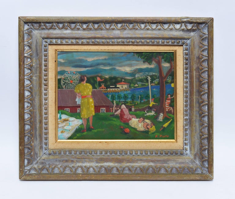 Angelo Pinto - Seaside Lounging by Angelo Pinto at 1stDibs