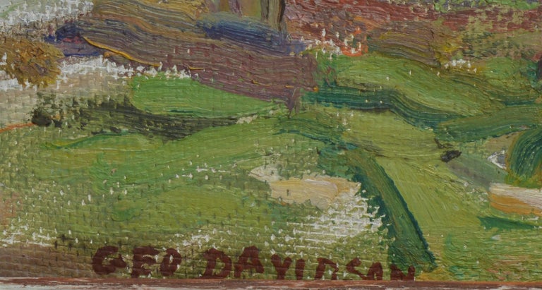 George Davidson b.1889 - Fall Landscape by George Davidson at 1stDibs