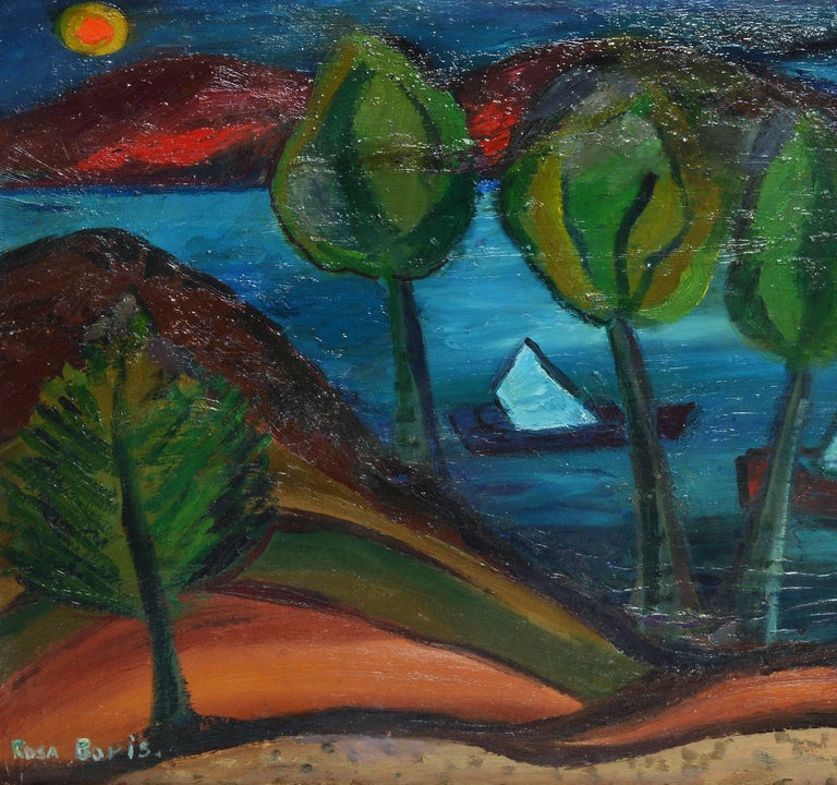 Unknown - Sailing Under the Sunset, Rosa Boris at 1stDibs