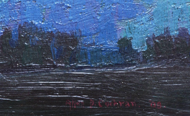 Allen Dean Cochran - Summer Day, Panoramic Impressionist Landscape by ...