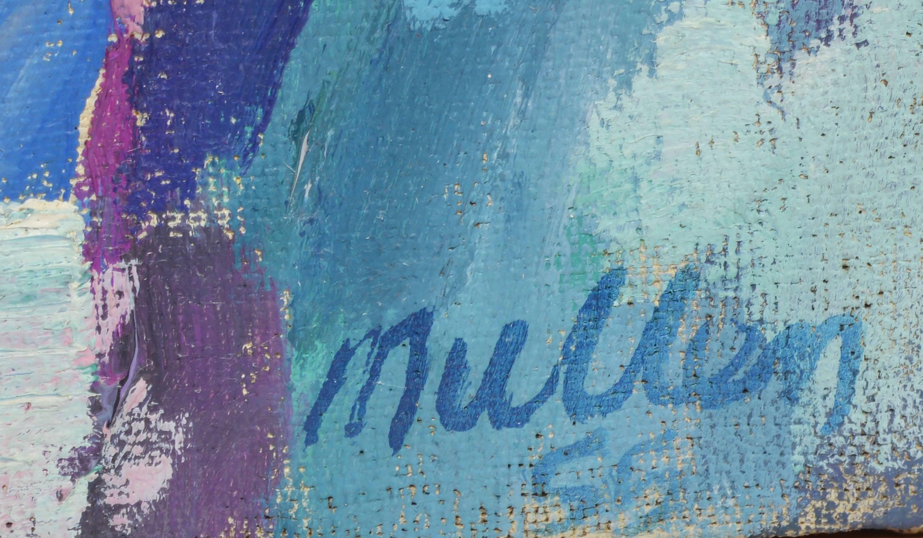 Albert Mullen - Abstract Expressionist Composition, "The Lightburst ...