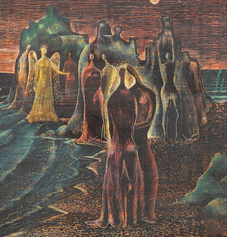 Raymond Brossard - The Beach Gathering For Sale at 1stDibs
